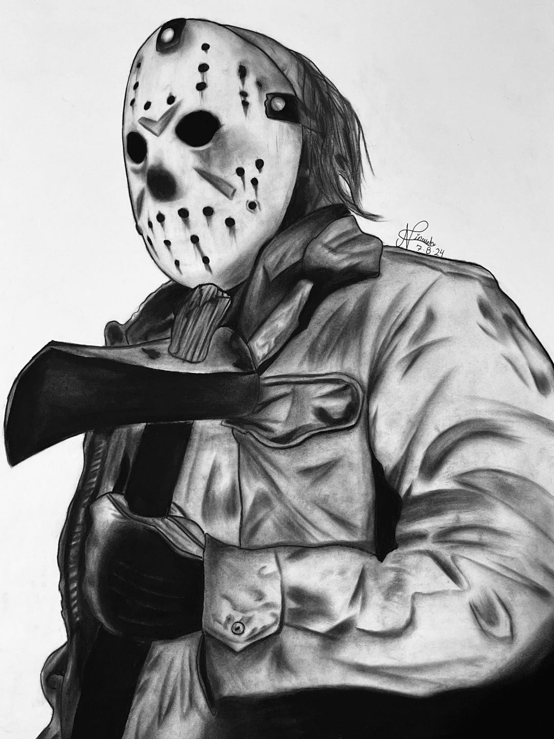 Psycho Slasher! Jason Voorhees, Friday the 13th - Etsy