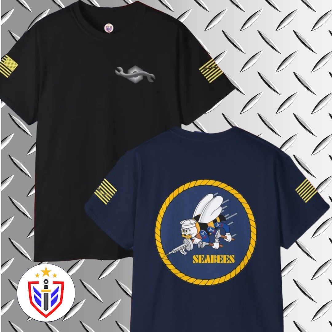 US Navy Seabee Construction Mechanic (CM) Rate (front) With Seabee Logo ...