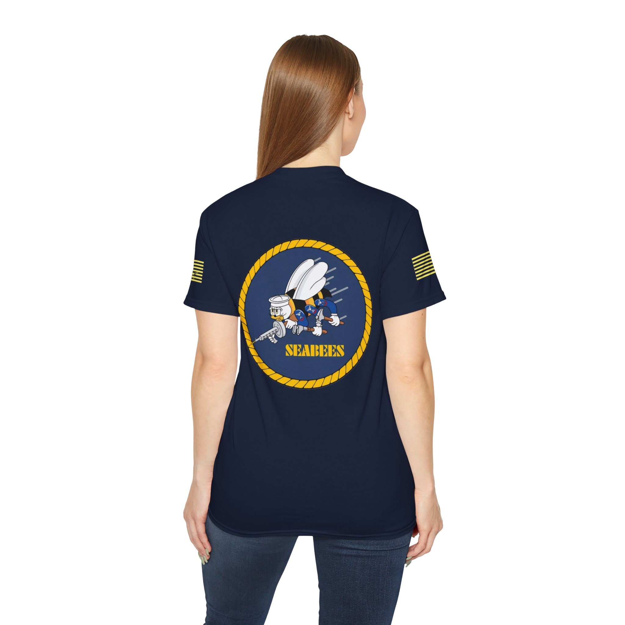 US Navy Seabee Equipment Operator EO Rate front With Seabee Logo back ...
