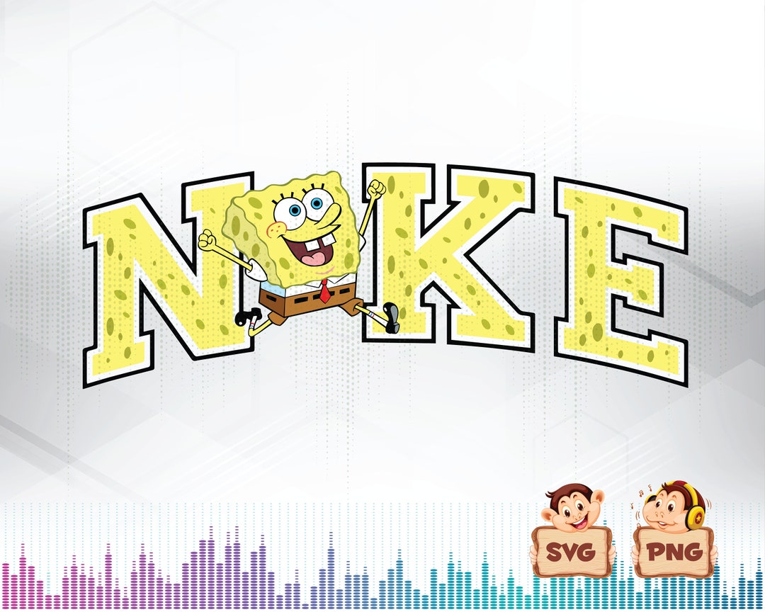 Sponge Bob SVG and PNG Formats Ready to Use for Cricut High Resolution ...