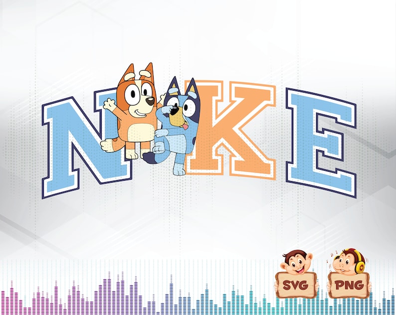 Bluey and Bingo SVG and PNG Formats Ready to Use for Cricut High ...