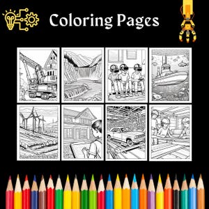 STEM Coloring Pages Science, Technology, Engineering, and Math Coloring ...