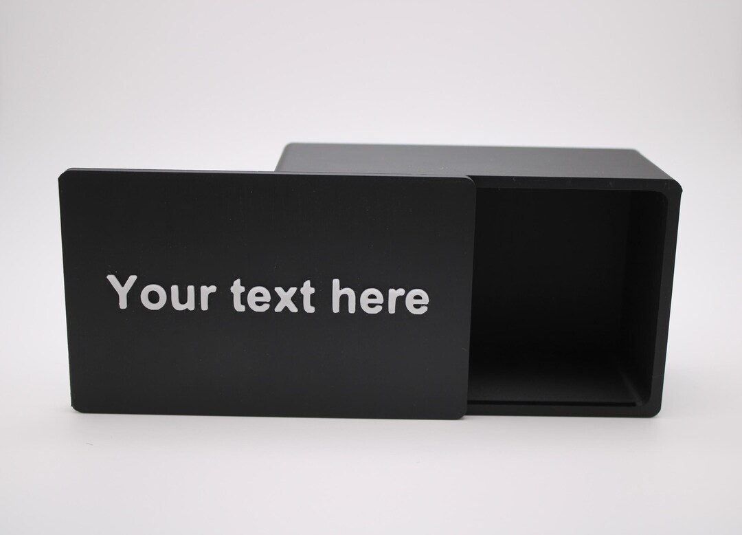 Customizable 3d Printed Magnet Slide Box - Etsy