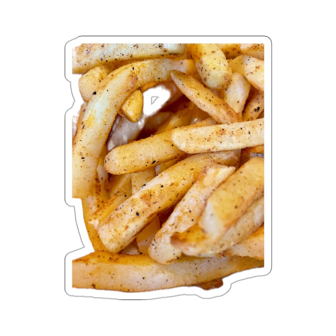 French Fry Stickers Kiss Cut Laptop Notebook Journal Decal - Free US ...