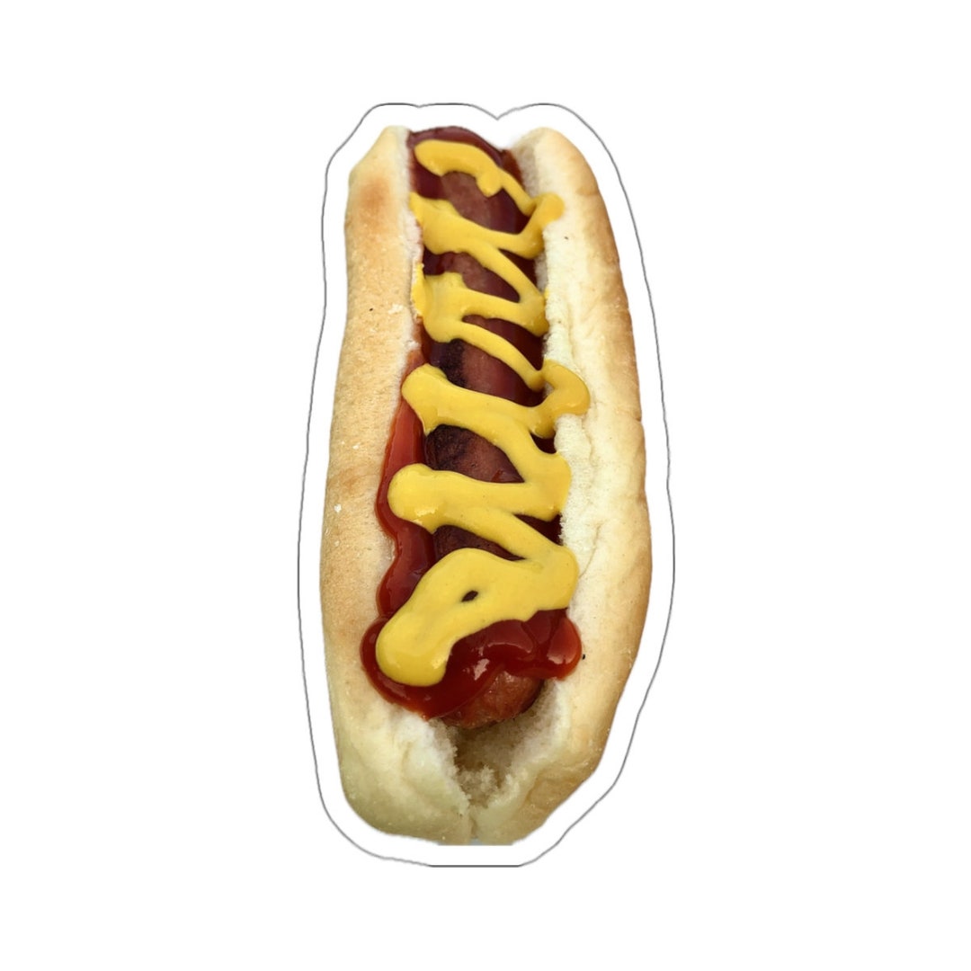 Sticker Hot Dog Kiss-cut Laptop Sticker Notebook Decal - Free US ...