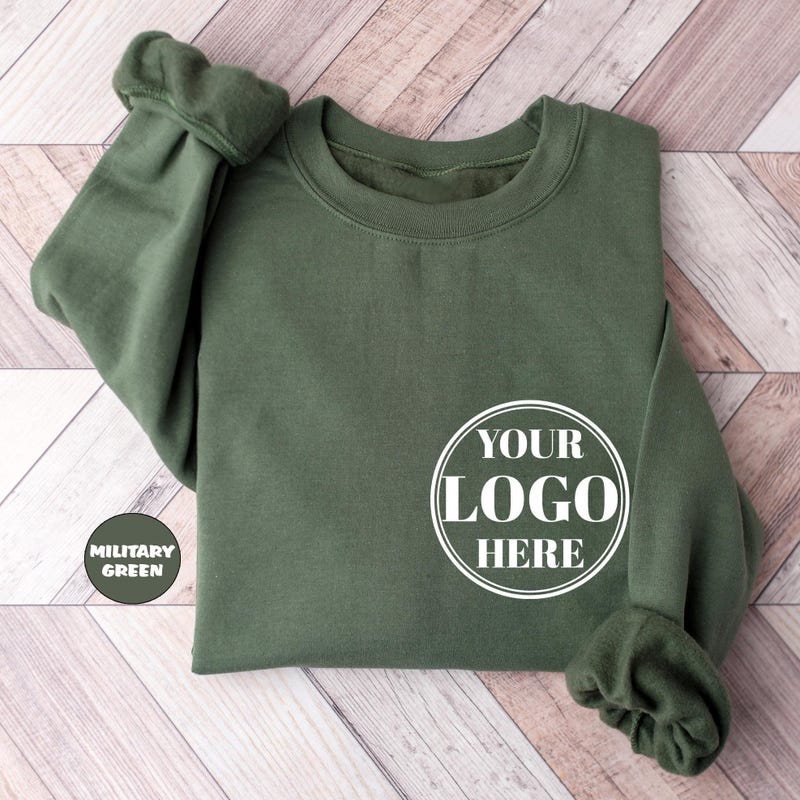 Green Logo Sweatshirt - Etsy