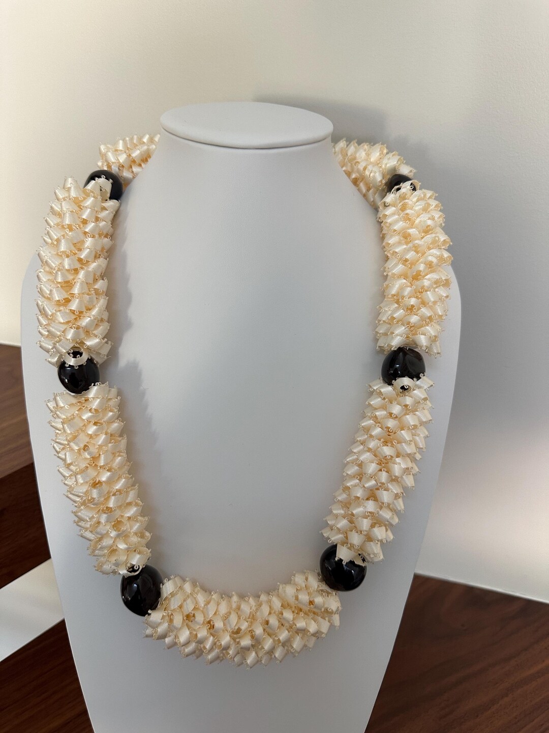 White Pikake With Kukui Nut - Etsy
