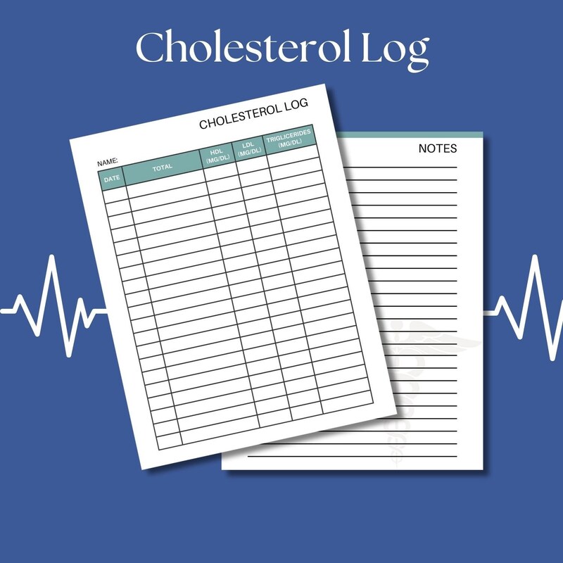 Cholesterol Chart - Etsy