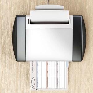 Daily Medication Tracker for Nursing Home Medicine List Board and Care ...