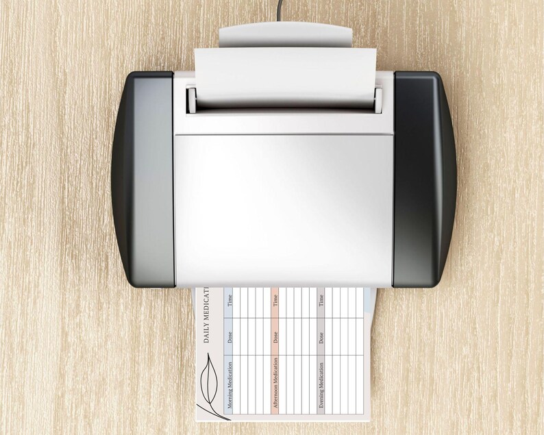 Daily Medication Tracker for Nursing Home Medicine List Board and Care ...