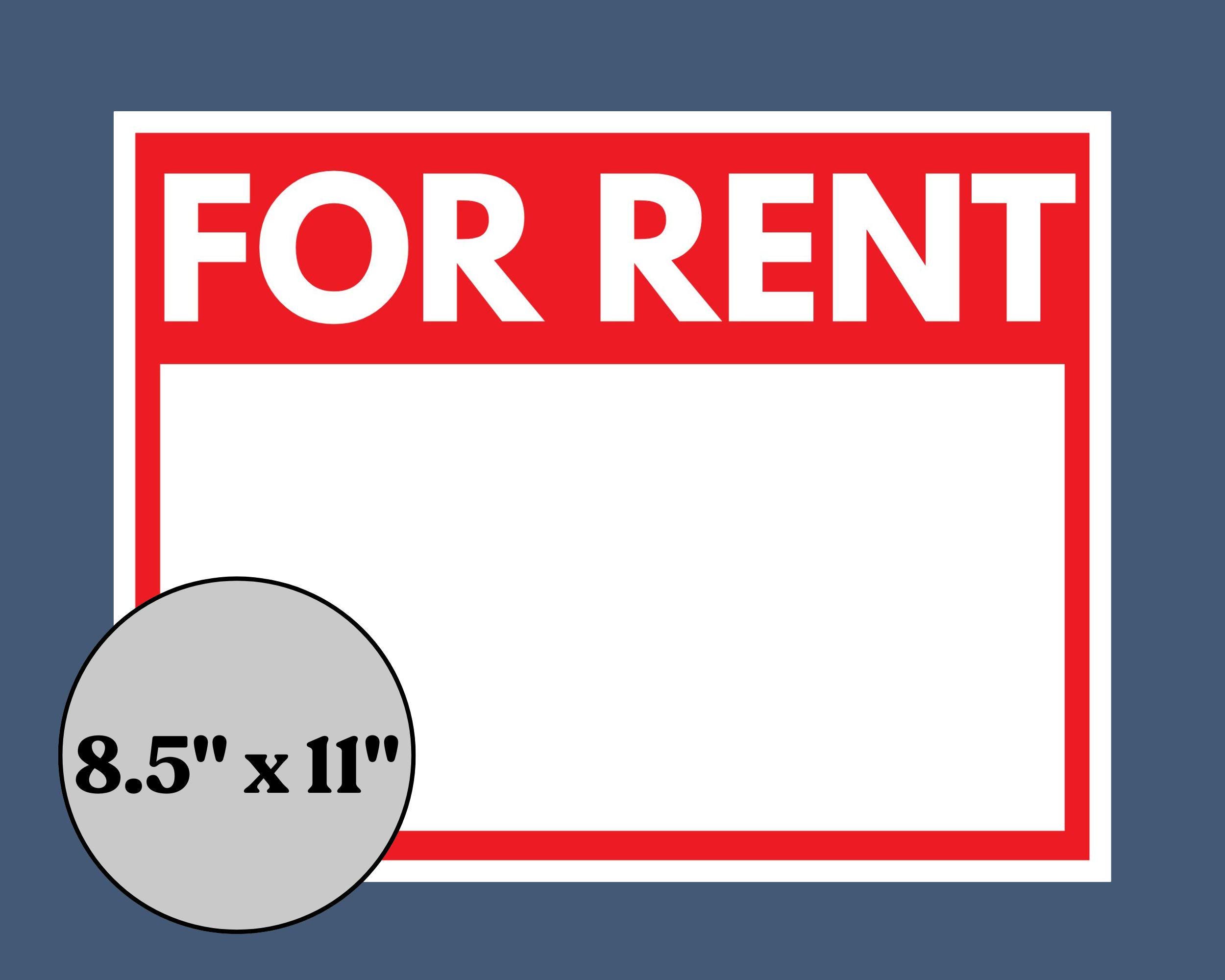 Custom for Rent Sign for House Rental Signage for Landlord for Rent ...