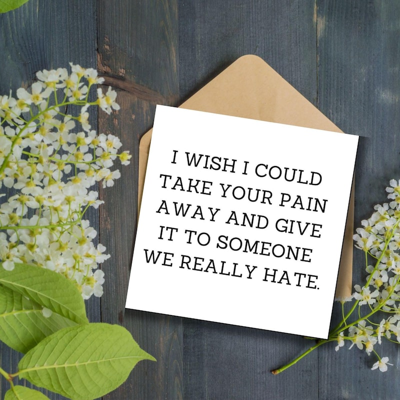 Funny Sympathy Card - Etsy