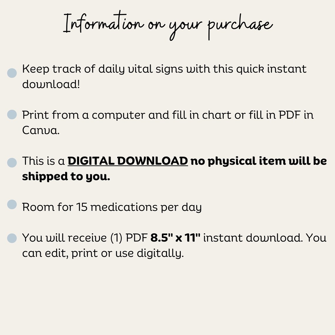 Daily Medication Log Printable Daily Medication Tracker Medication ...