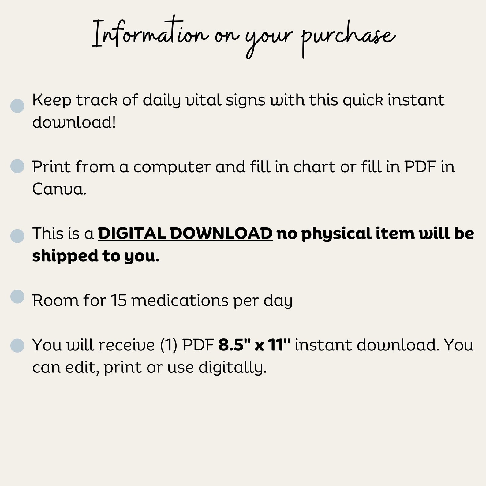 Daily Medication Log Printable Daily Medication Tracker Medication ...