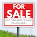 Real Estate for Sale Sign Real Estate Yard Sign Template Customizable ...