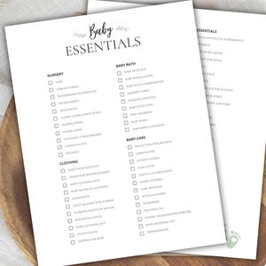 Baby Checklist for New Mom Checklist for Newborn List Baby Registry ...