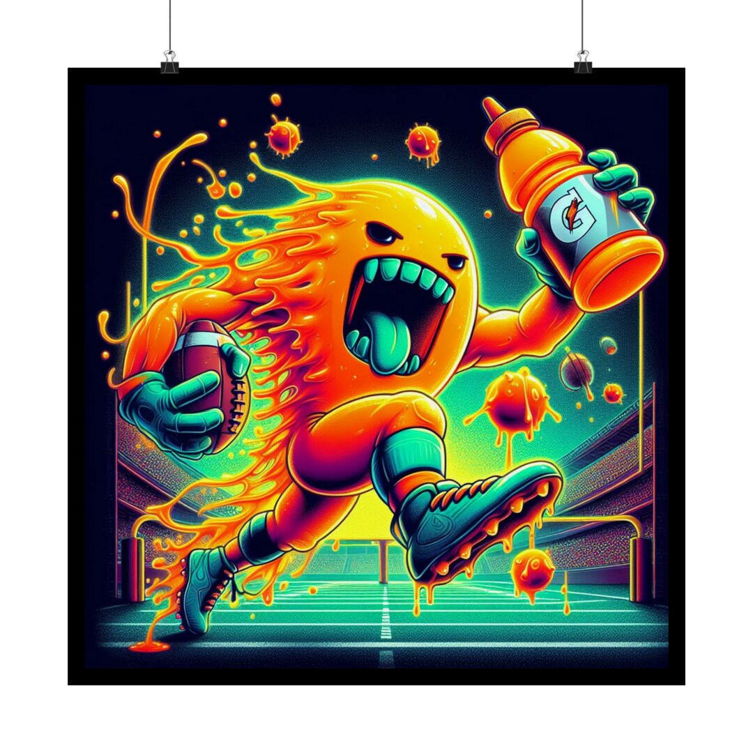 Monster Brands Matte Vertical Posters game Day Fuel Gatorade Monster ...