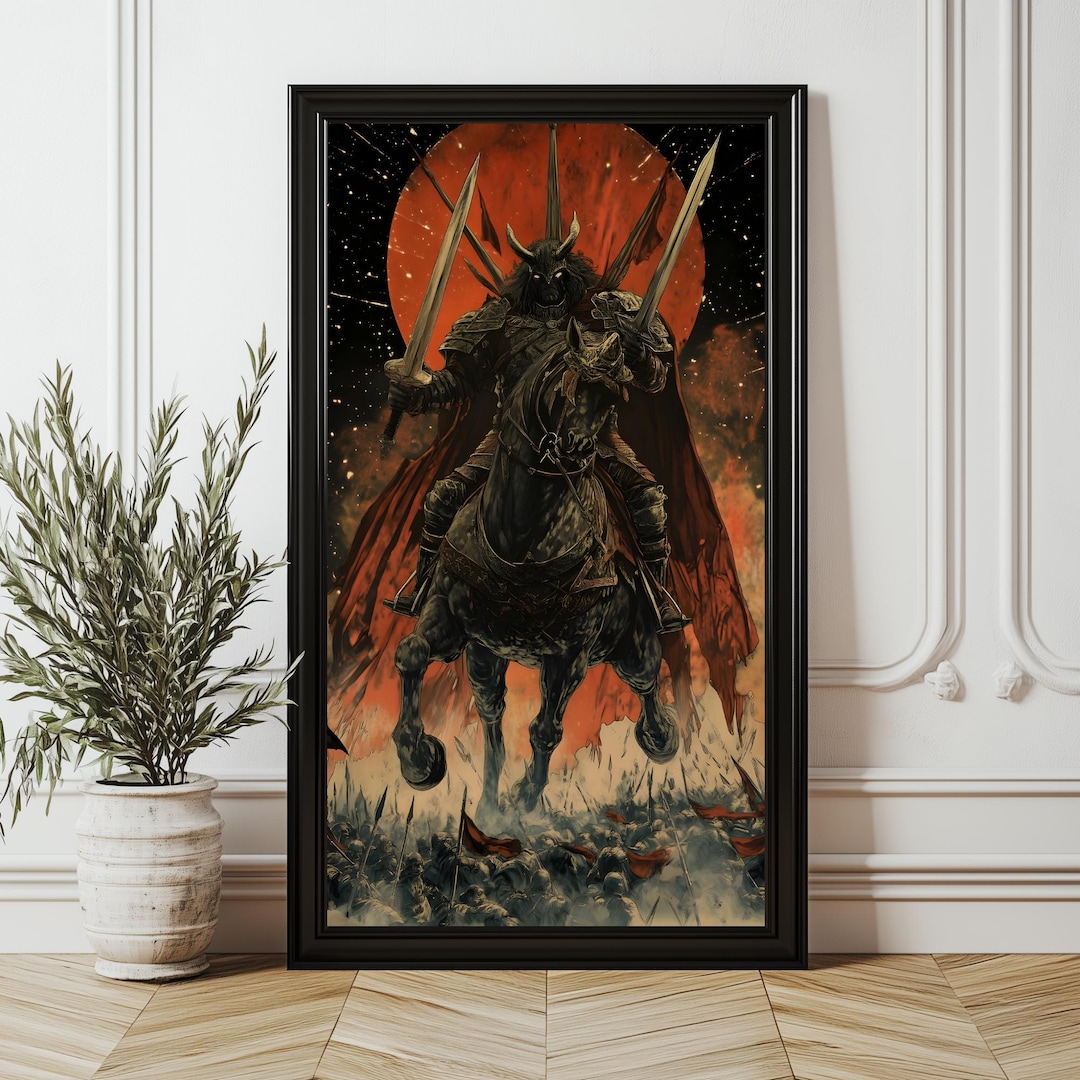 Elden Ring | Radahn | Digital Poster | Dark Fantasy Wall Art ...