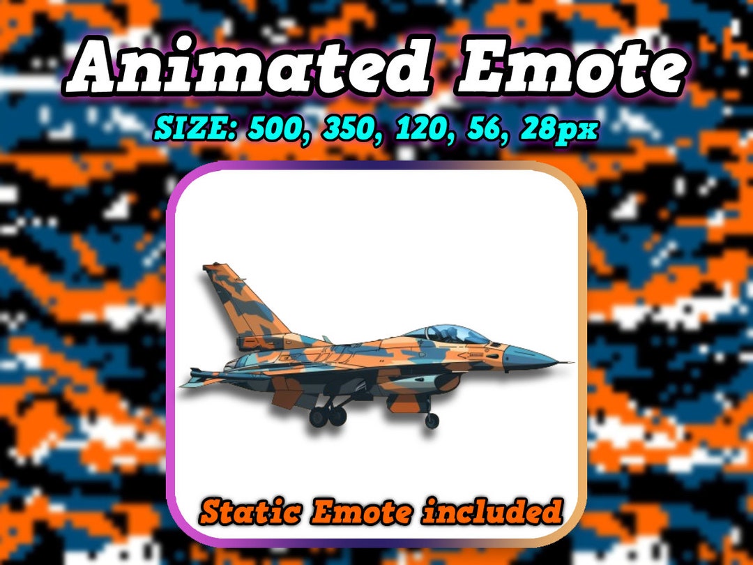 Awesome JET Emote Animated GIF for Twitch, Discord and Kick, Streamer ...