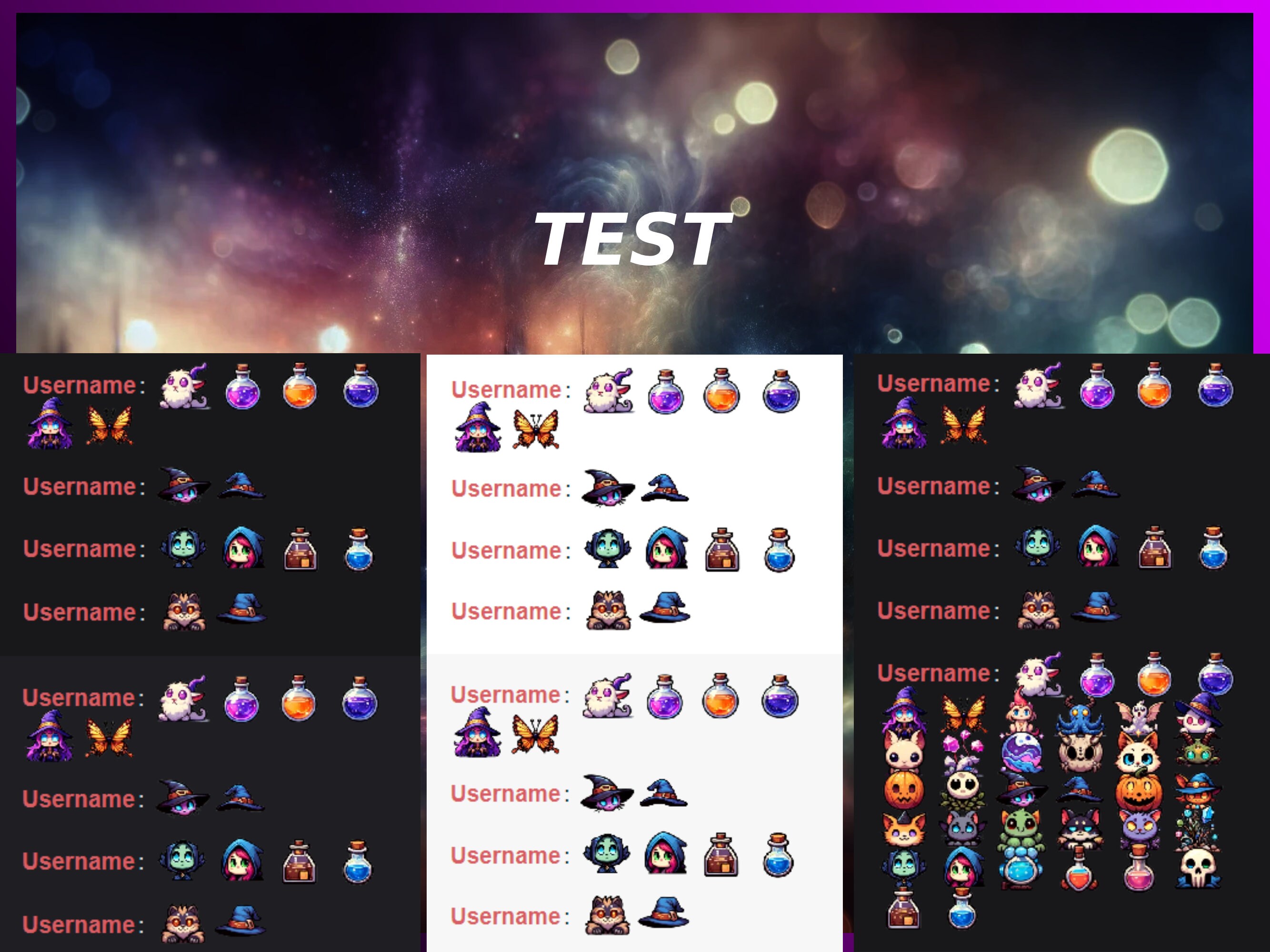 Magic Emote Pack for Twitch and Kick Streaming, High Quality Magical ...