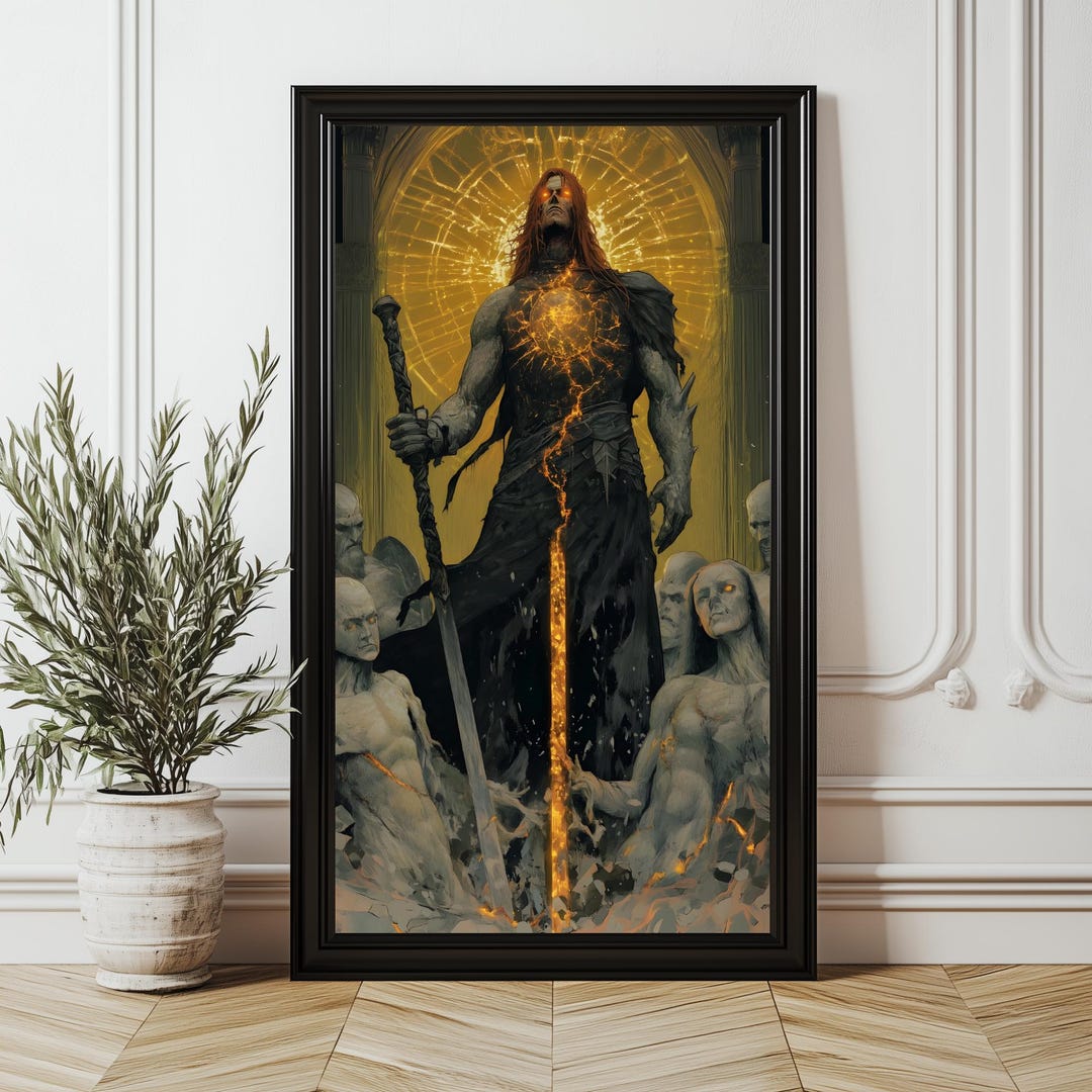 Elden Ring | Radagon | Digital Poster | Dark Fantasy Wall Art ...