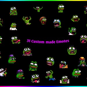 Special Pepe Emotes, Rare Pepe Emotes for Twitch and Kick Streams ...
