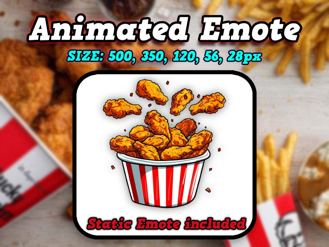 Yummy Chicken Bucket Animated GIF for Twitch, Discord and Kick ...