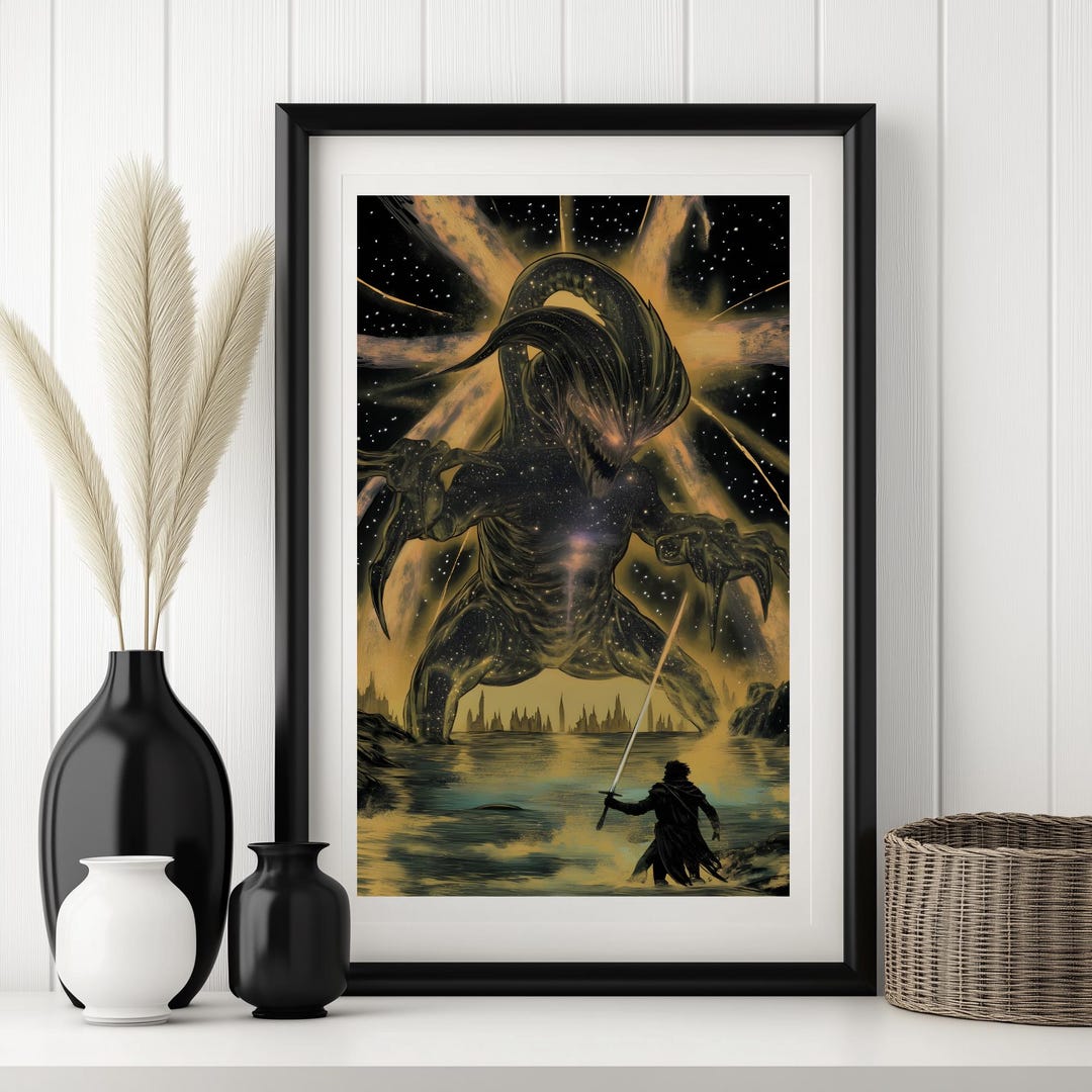 Elden Ring | Elden Beast | Digital Poster | Dark Fantasy Wall Art ...