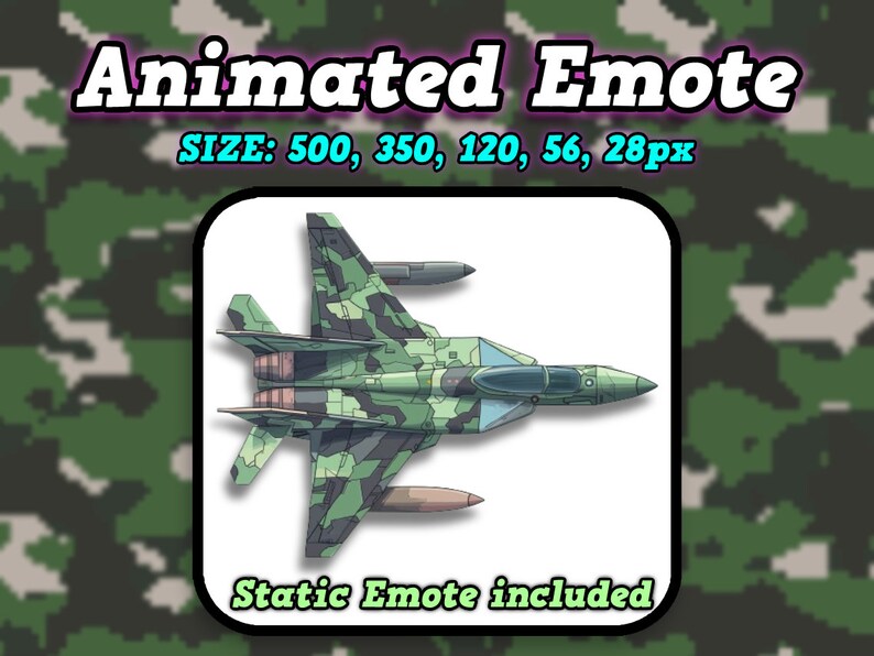 EPIC Jet Emote Animated GIF for Twitch, Discord and Kick, Streamer ...