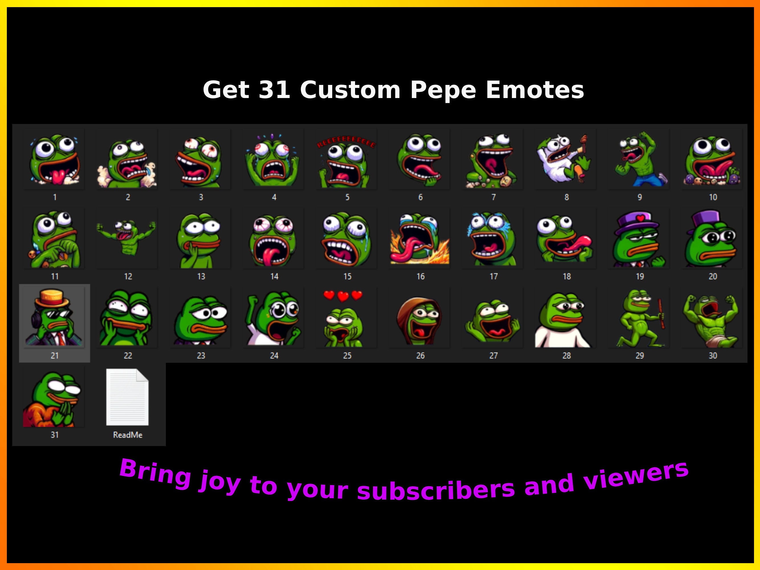 Special Pepe Emotes, Rare Pepe Emotes for Twitch and Kick Streams ...