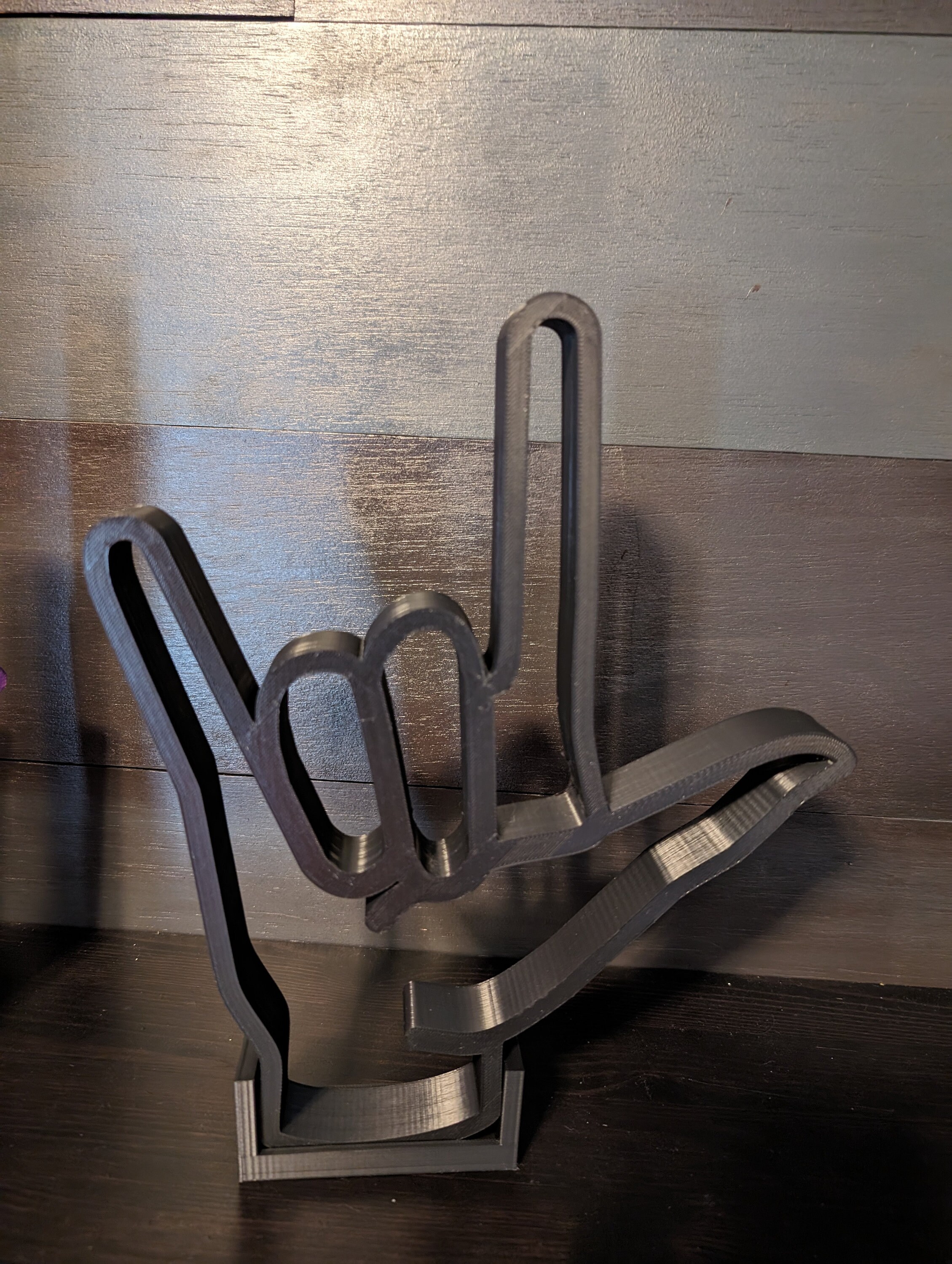 3D Printed ASL "i Love You" Sign With Stand - Etsy