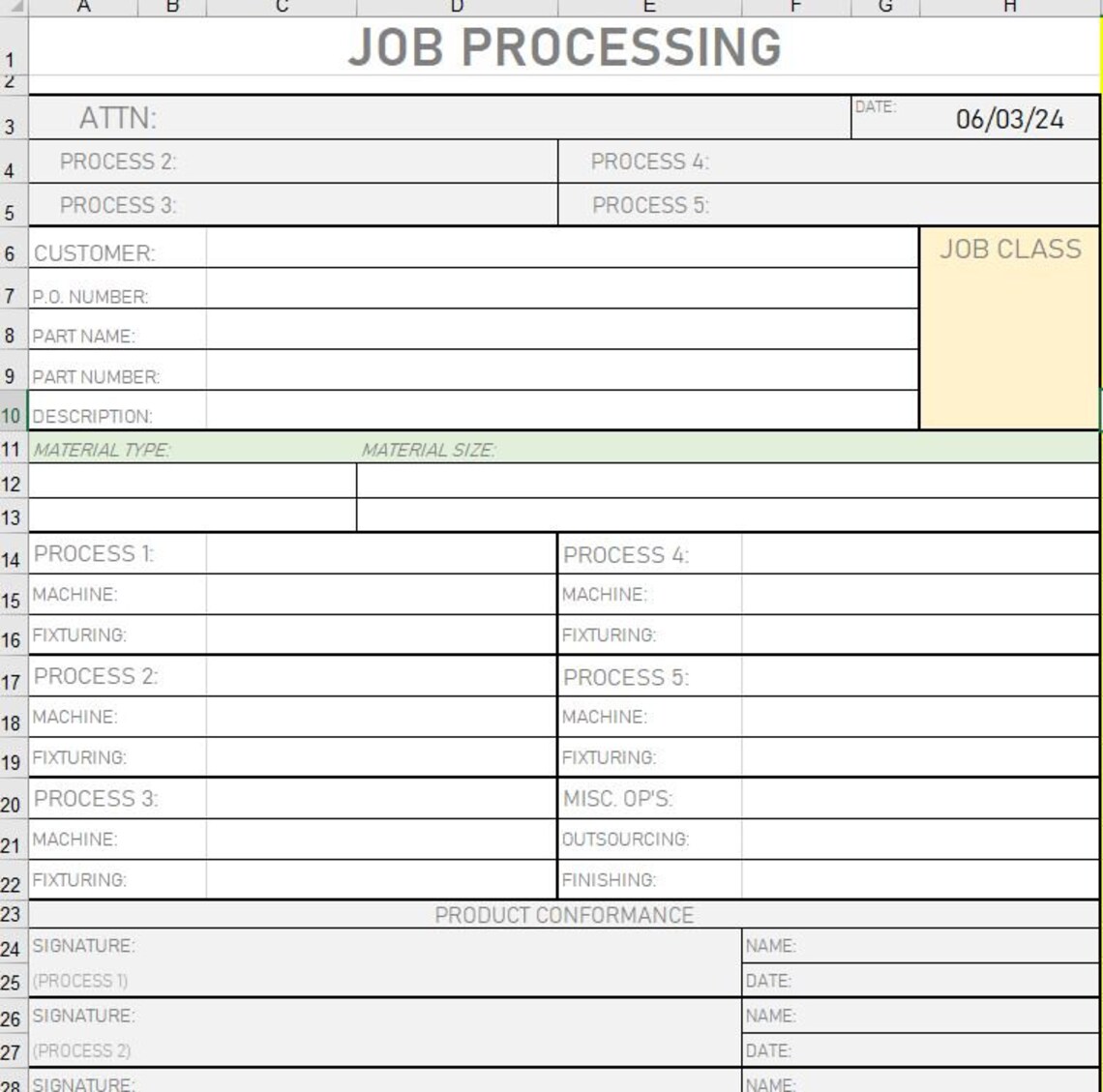 ISO 9001 2015 Planning & Production Control Template With Procedures ...