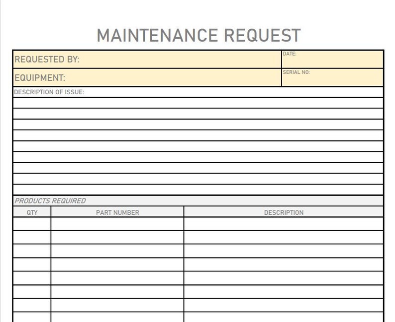 ISO 9001 2015 Equipment, Tools, Software Control Template With Log and ...