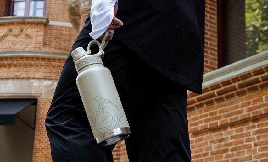 Akrivia Ultra Tough 32oz / 1 Liter Vacuum Insulated Stainless Steel ...