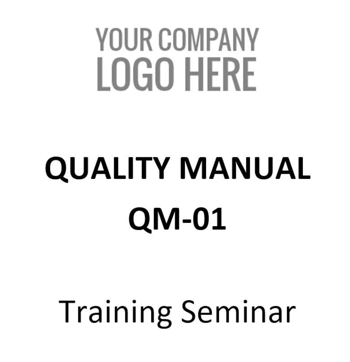 ISO 9001 2015 Training & Employee Competence Template With Log and ...