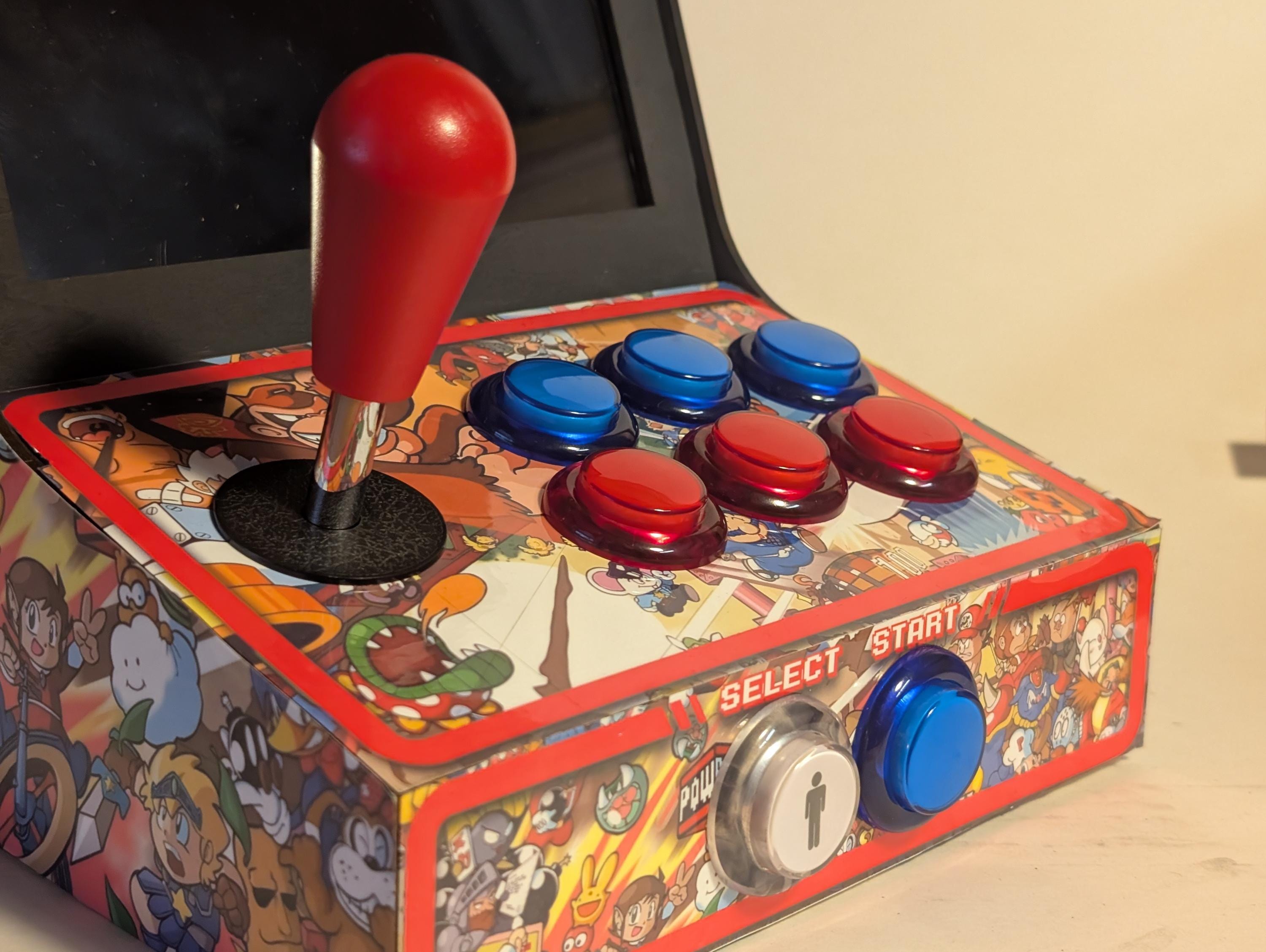 Mini Bartop Arcade - Digital Laser Cut Files (for 3mm Wood) - Etsy