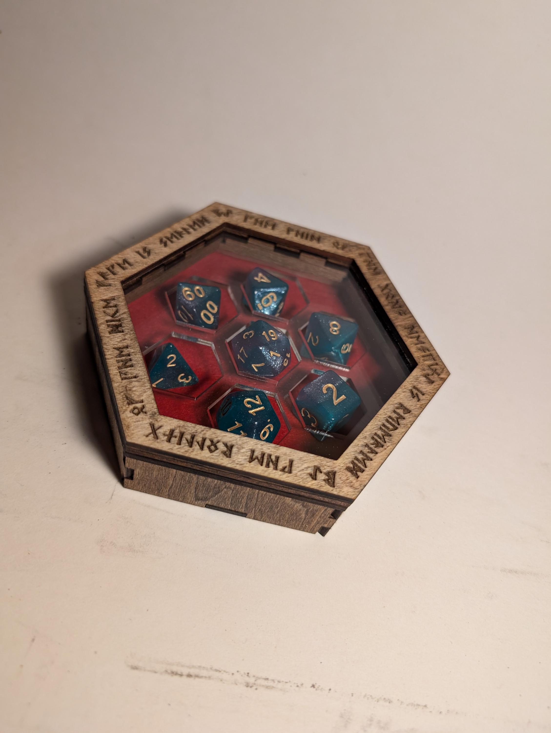LED D&D Dice Box Laser Cut Files - Etsy
