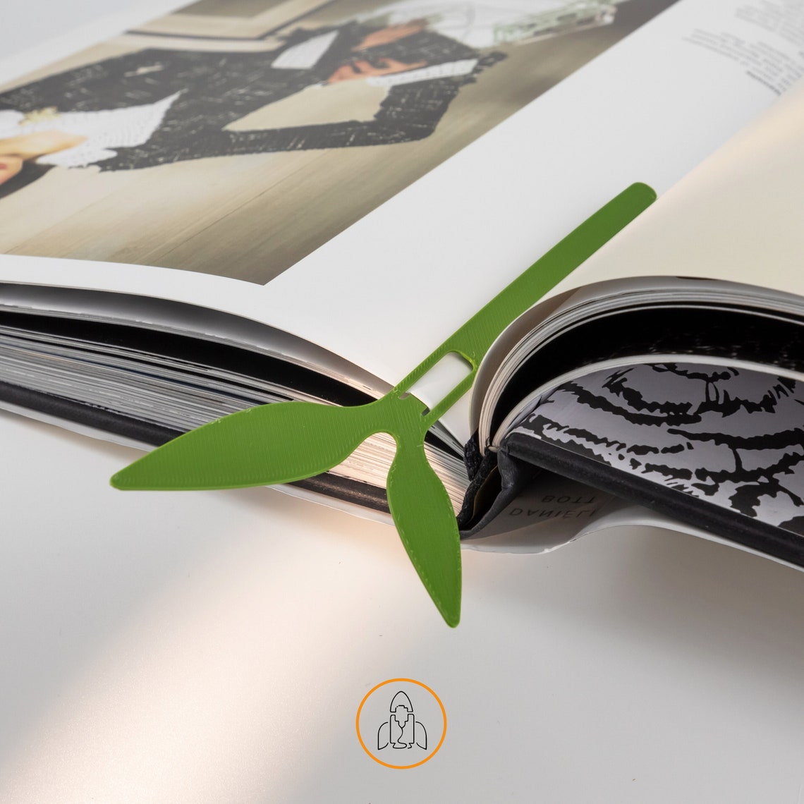 Plant Bookends Removable Bookmarks Shelf Organizer Home Decor ...