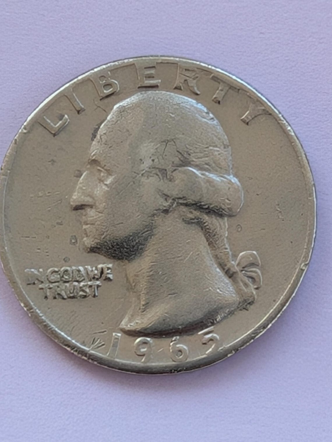 1965 Error Washington Quarter - Etsy