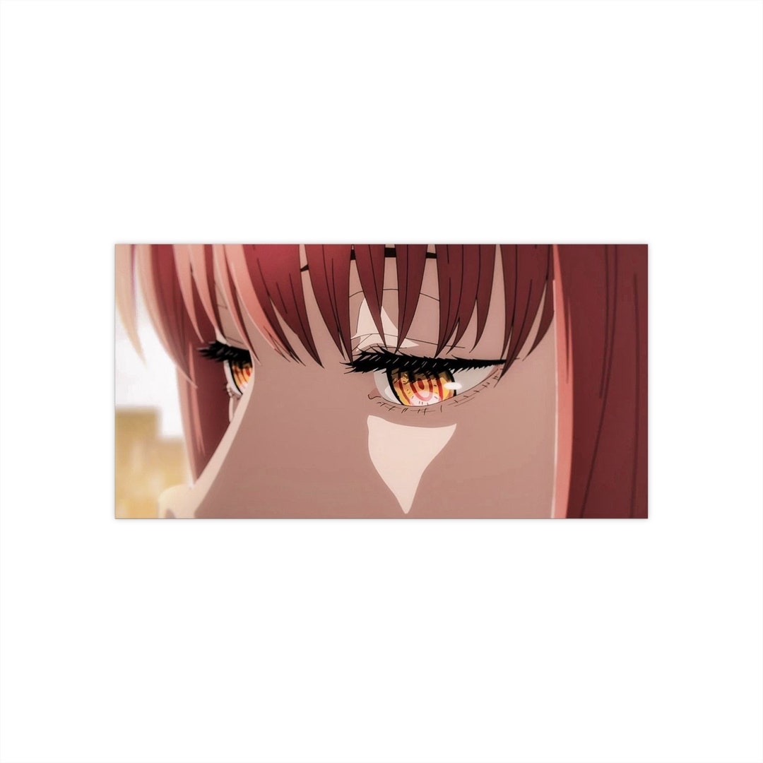 Makima Stare Chainsaw Man Sticker - Etsy