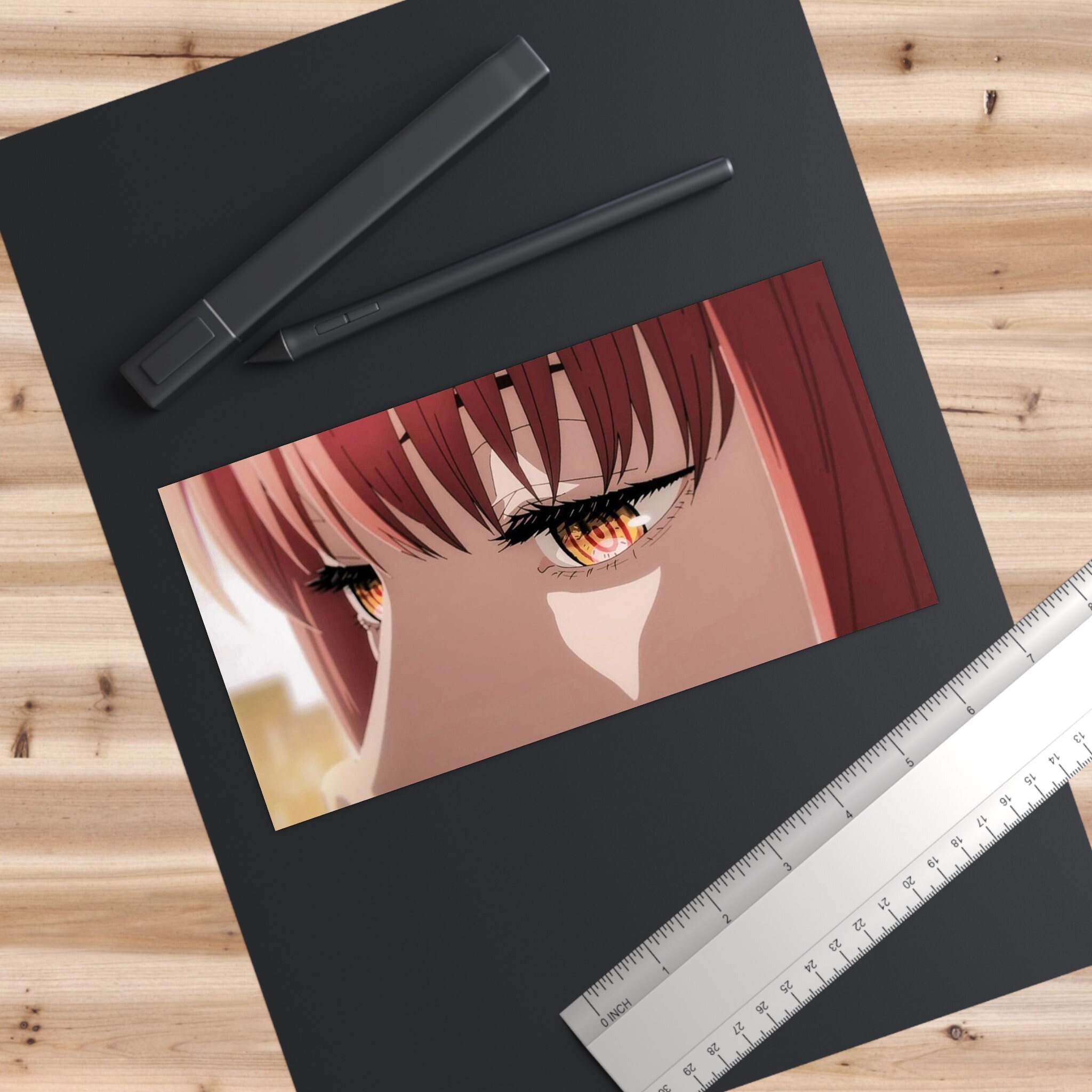 Makima Stare Chainsaw Man Sticker - Etsy