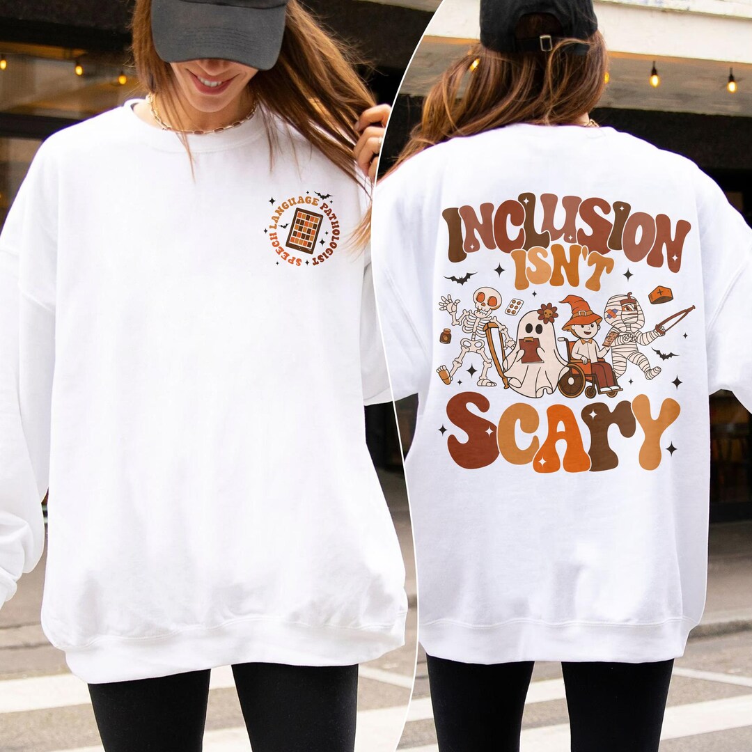 Inclusion Isn't Scary Halloween PNG Digital Download, SLP Halloween PNG ...