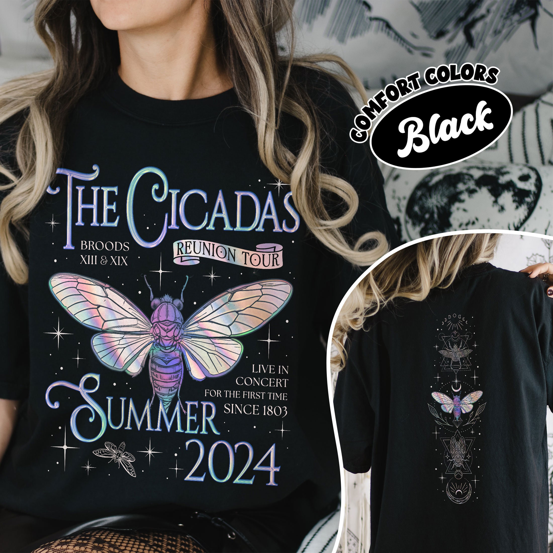 Cicada Reunion Summer 2024 PNG, Cicada Concert Shirt Designs, Cicada ...