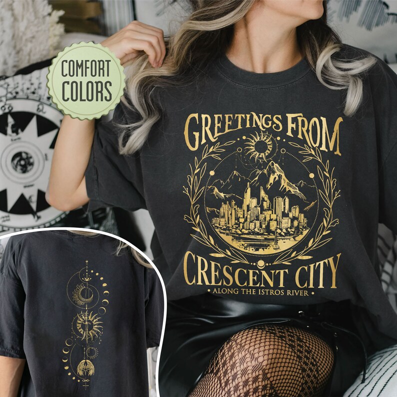 Greetings From Crescent City Png Instant Download, Crescent City Fan ...