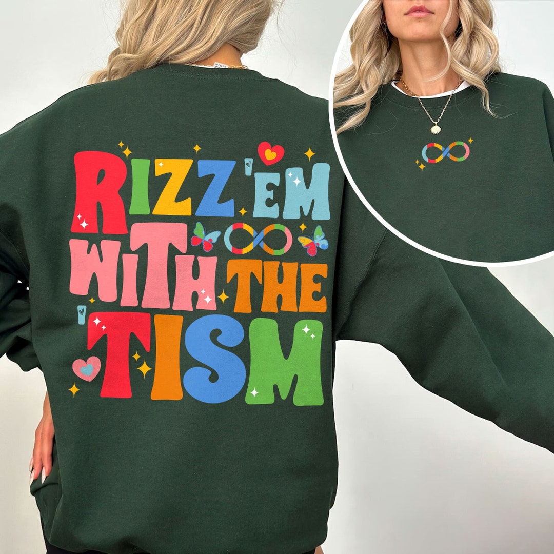 Rizz Em With the Tism PNG, Autism Awareness Instant Download, Adhd PNG ...
