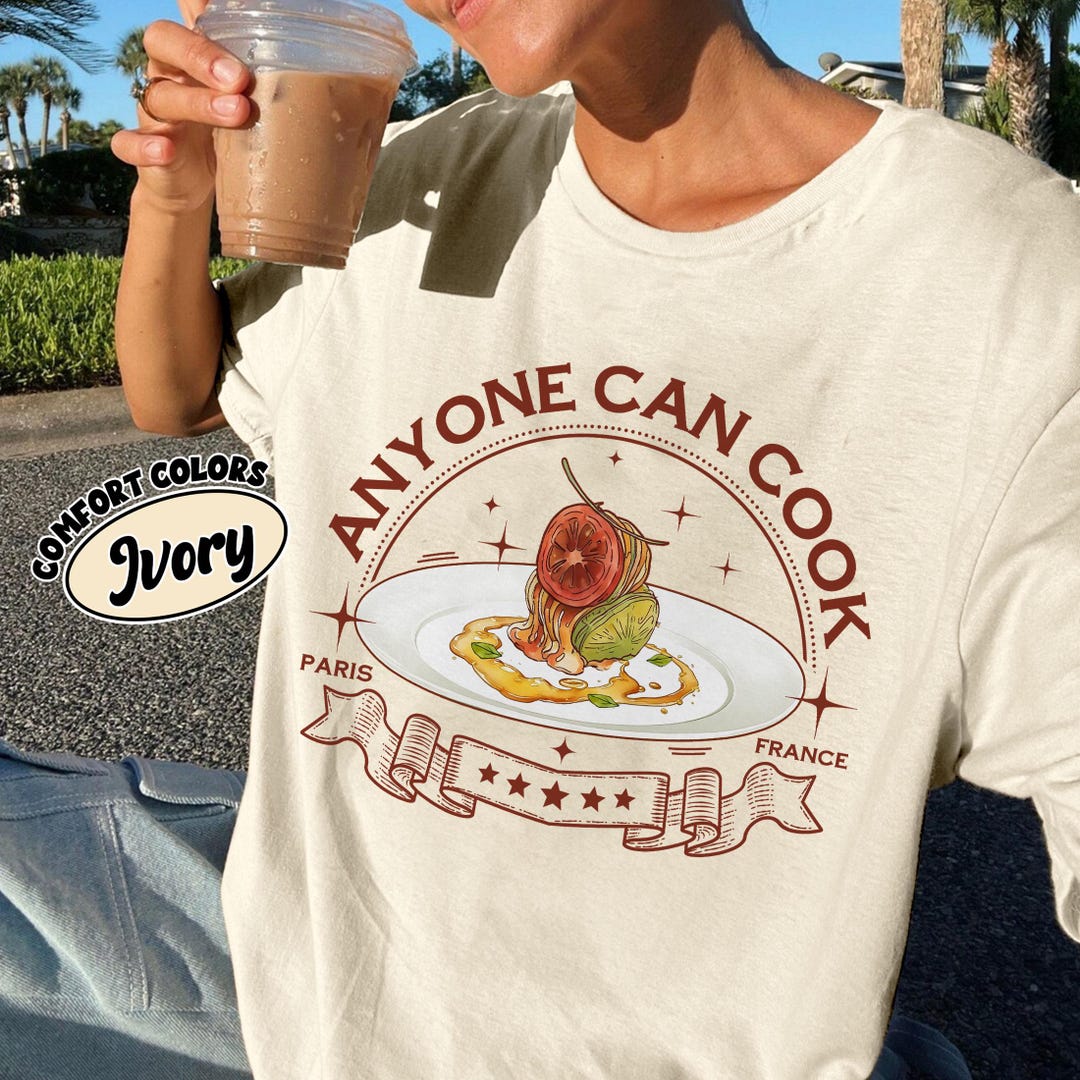 Funny Chef PNG Instant Download, Anyone Can Cook Digital PNG, Cooking ...