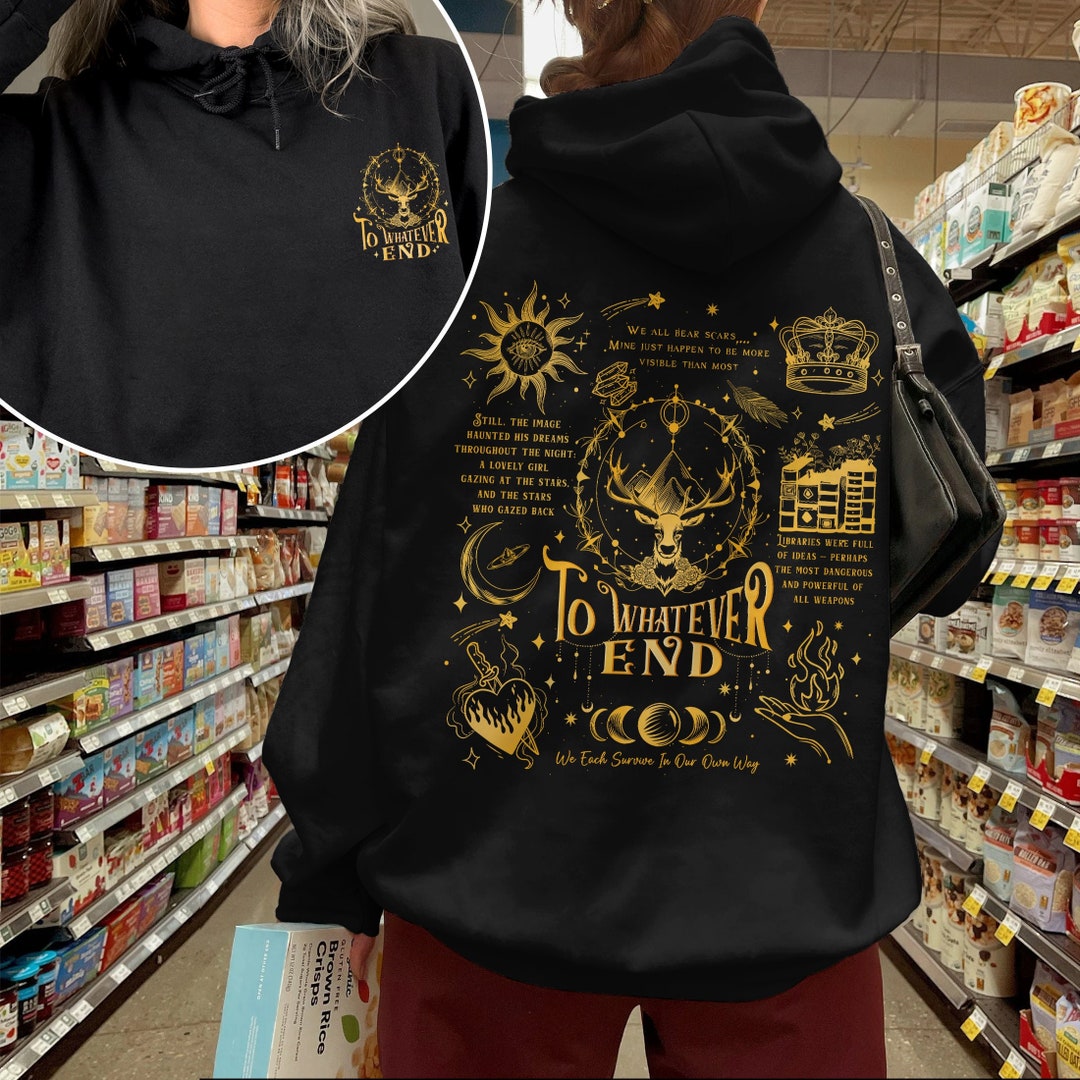 To Whatever End Shirt Design, Throne of Glass Fan Png Instant Download ...