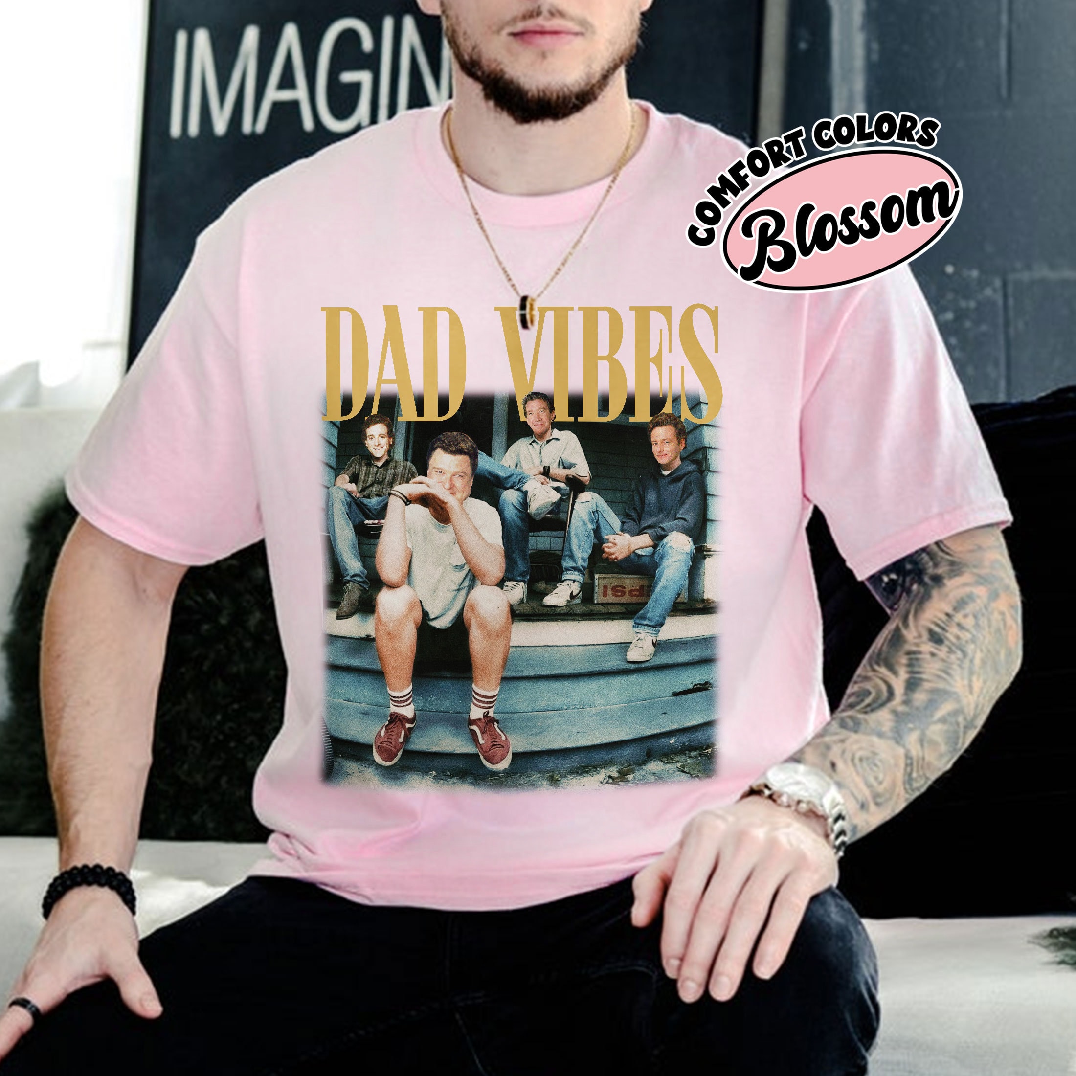 Dad Vibes Thug Life PNG, Retro Sitcom 90s Dads Png, Fathers Day Gift ...