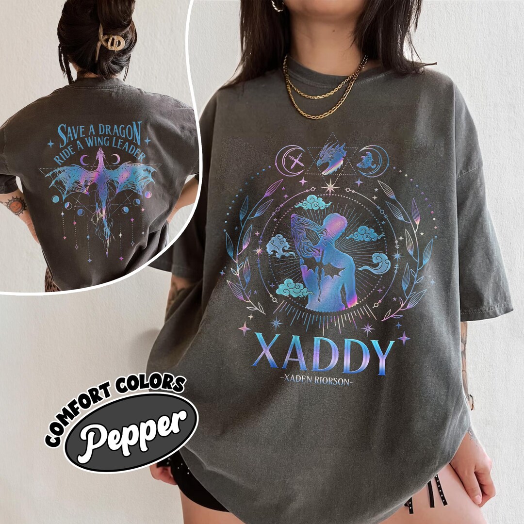 Xaden Riorson PNG Digital Download, Trendy Xaddy Shirt, Xaden Fourth ...