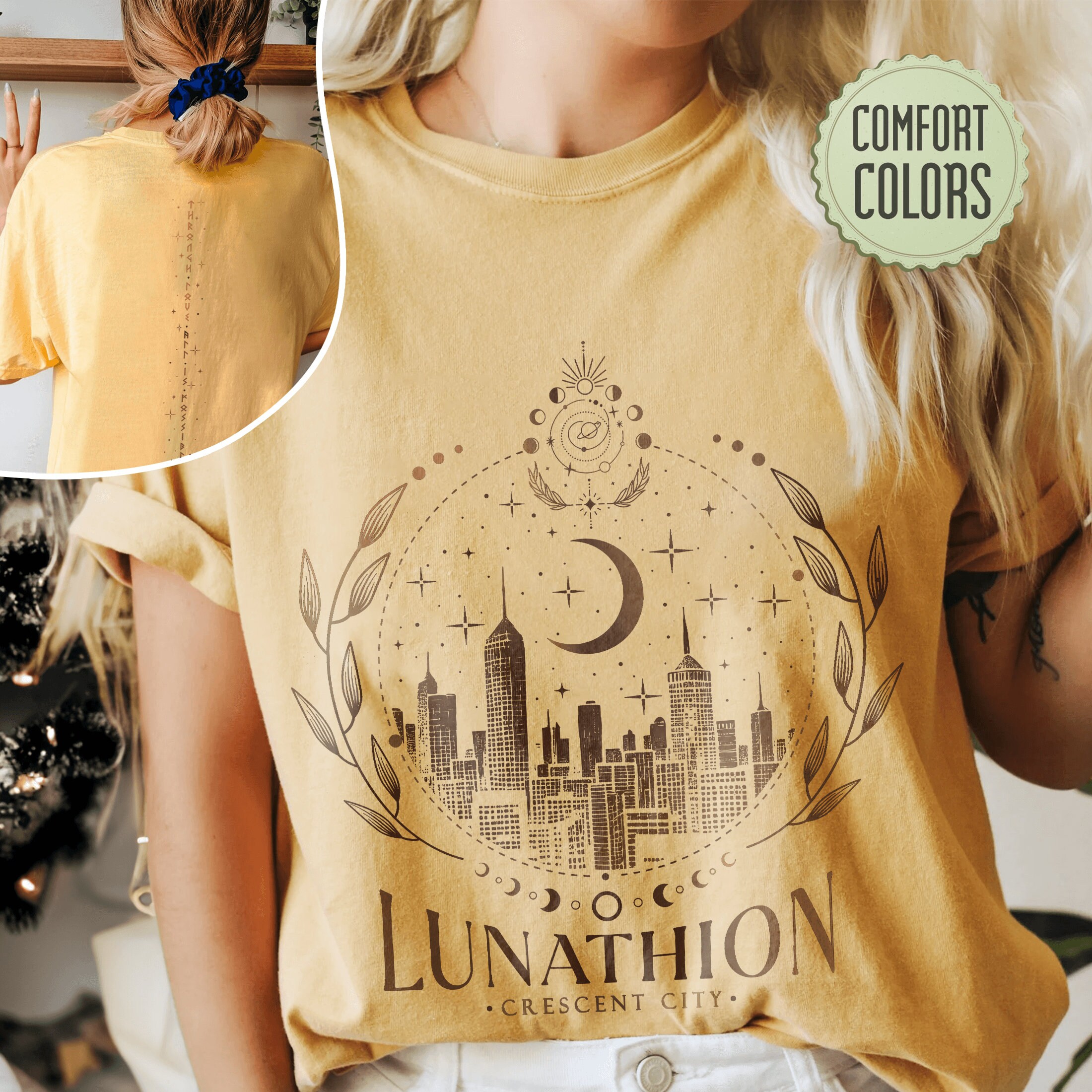 Crescent City Lunathion PNG, Bryce Tattoo Shirt Designs, Bryce Quinlan ...